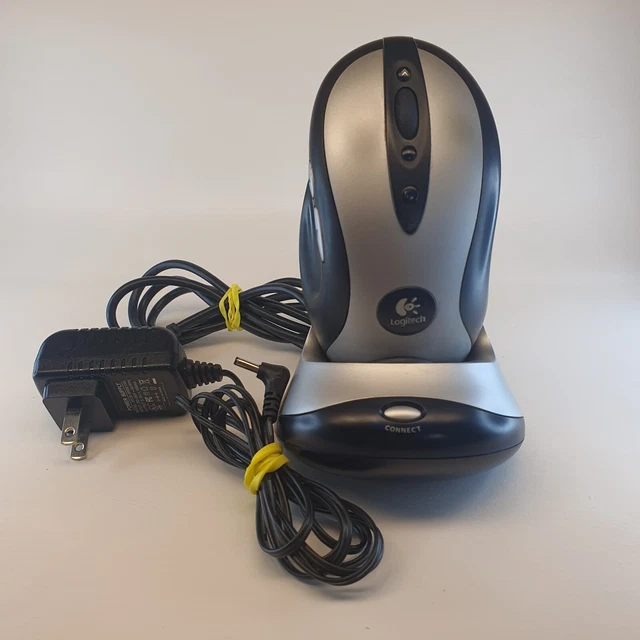 VINTAGE LOGITECH MX700 Cordless Optical Mouse with Docking Station ...