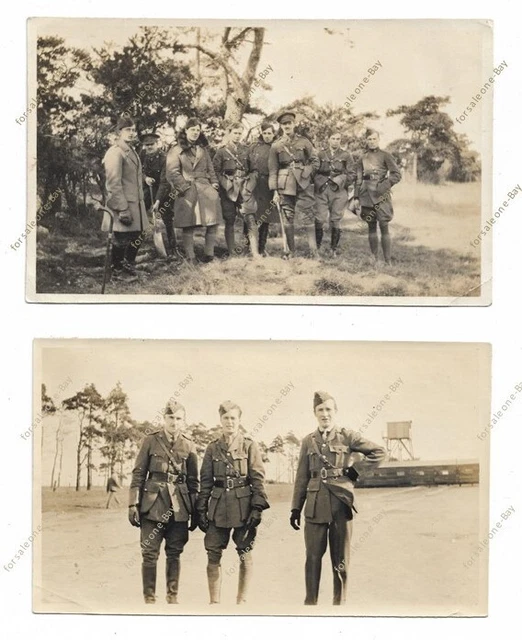 2X WW1 PHOTOS Royal Flying Corps officers, RFC pre-RAF Air Force ...