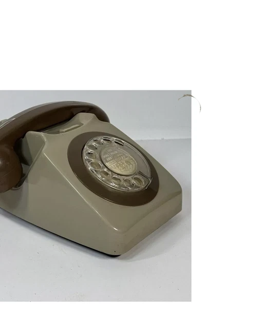 TELEPHONE GREY TWO Tone 1980's Vintage Rotary Dial - Working £24.58 ...