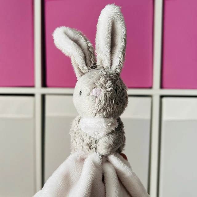 THE LITTLE WHITE Company Blush Pink Bunny Rabbit Comforter Soother ...