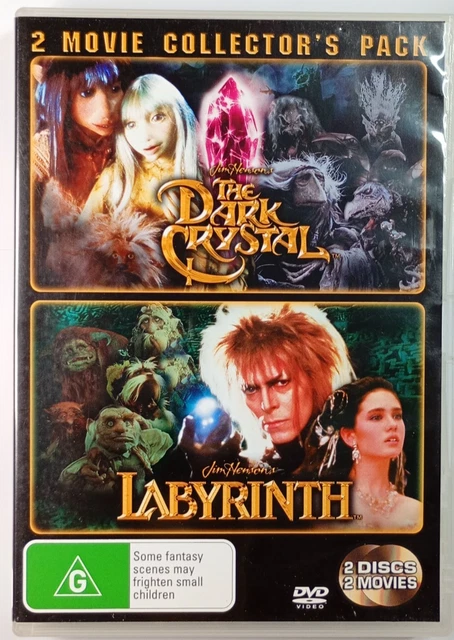 DOUBLE MOVIE DVD - The Dark Crystal (1982) & Labyrinth (1996) - R4 PAL $15.00 - PicClick AU