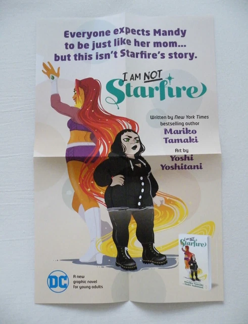 MANDY - I am NOT Starfire (DC Comics) 11" x 17" Folded Promo Poster EUR ...