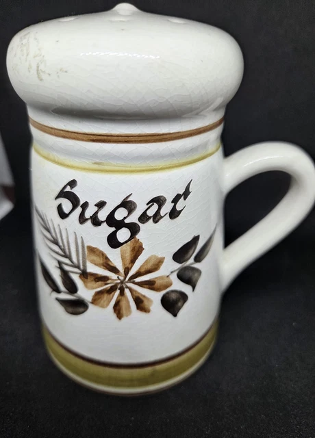 VINTAGE TONI RAYMOND hand-painted ceramic sugar shaker 12cm Tall £9.72 ...