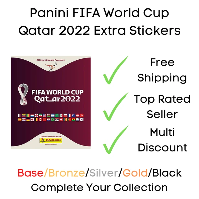 PANINI FIFA WORLD Cup Stickers Qatar 2022 - Morocco to Wales + Inserts/Gold $1.00 - PicClick AU