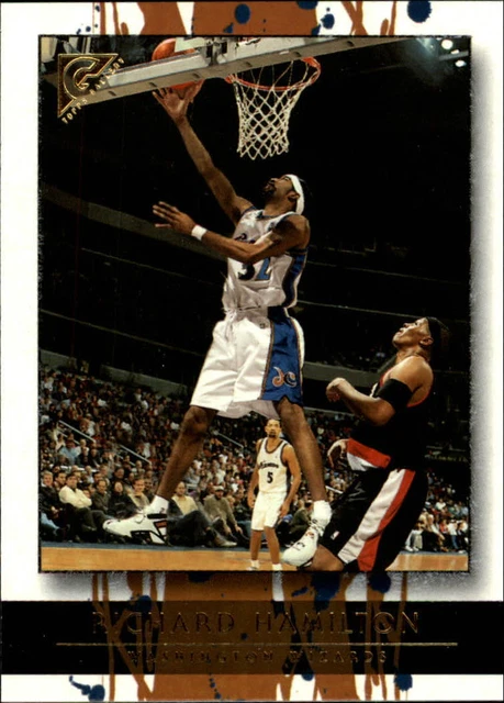 2000-01 TOPPS GALLERY Washington Wizards carte basketball #94 Richard ...