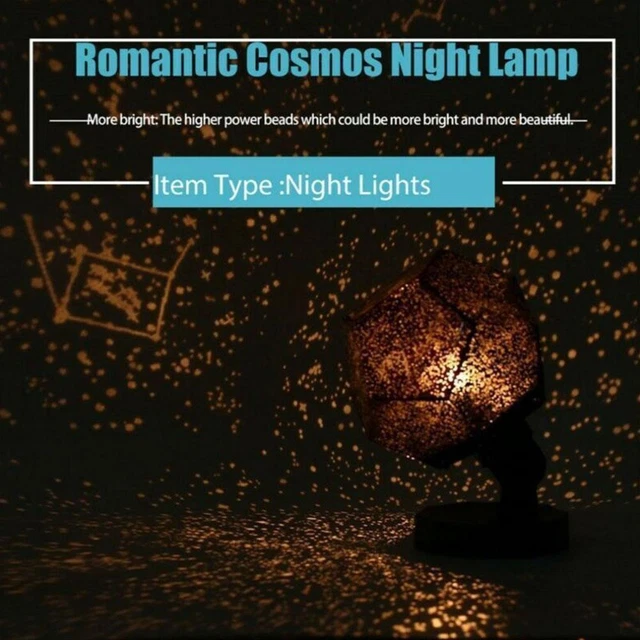 STAR SKY PROJECTOR Night Light Lamp Romantic Cosmos Decor Galaxy Astro ...