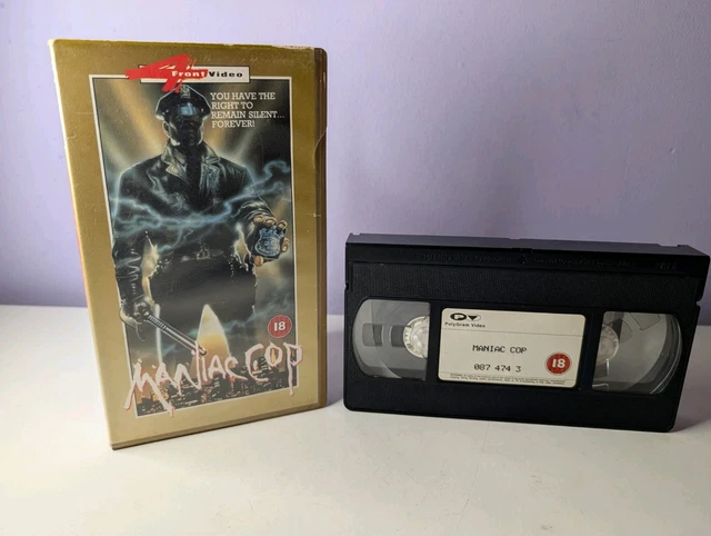 MANIAC COP - VHS Horror/ Slasher Bruce Campbell £12.95 - PicClick UK