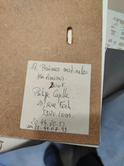 ANCIEN TABLEAU AQUARELLE signé philippe capelle et authentifié EUR 12,00 - PicClick FR