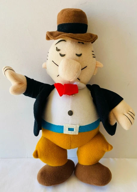 WIMPY POPEYE PLUSH Soft Toy Doll Figure VINTAGE Grove International ...