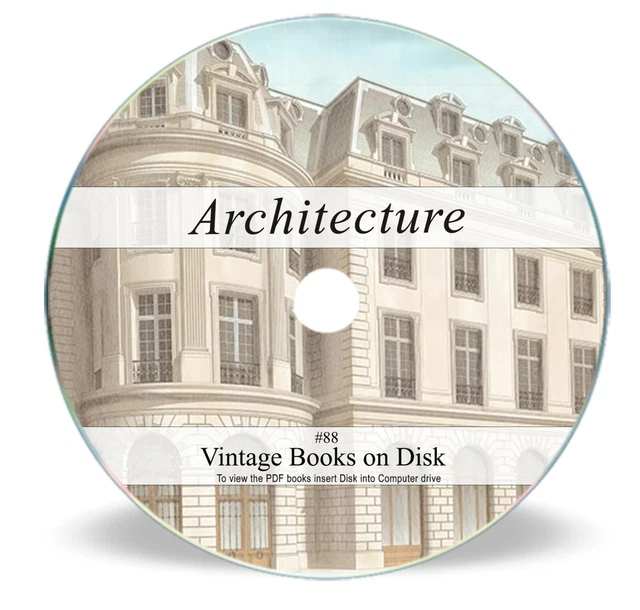 RARE PERIOD ARCHITECTURE Books on DVD - House Building Construction ...