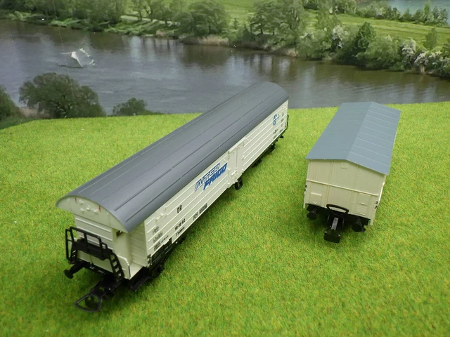 PIKO H0 1 Spitzdachwagen Martini 1 Kühlwagen Interfrigo (UO) L0452 EUR ...