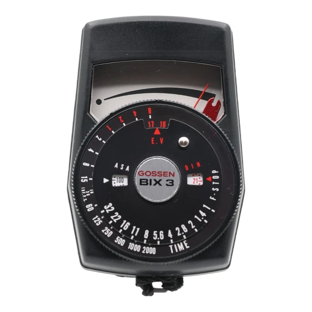 GOSSEN BIX 3 Sélénomètre Light Meter Lichtmesser DIN ASA EUR 59,50 - PicClick FR