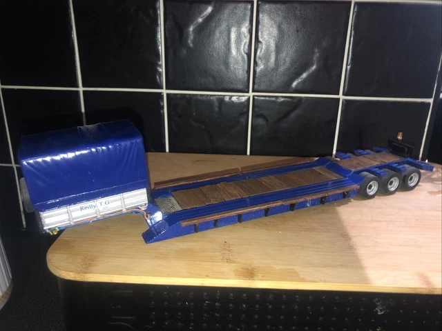 1.50 CODE 3 low loader noteboom trailer corgi cararama bits weathered £ ...