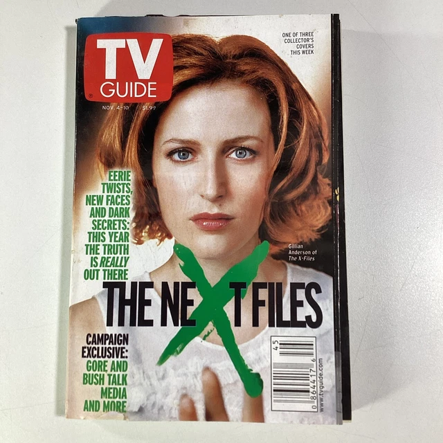 X-FILES TV GUIDE 2000 Georgia Ed Simpsons WHO Anderson Kolchak ER £15. ...