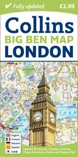 MAP-LONDON BIG BEN MAP, Collins Maps EUR 21,46 - PicClick FR