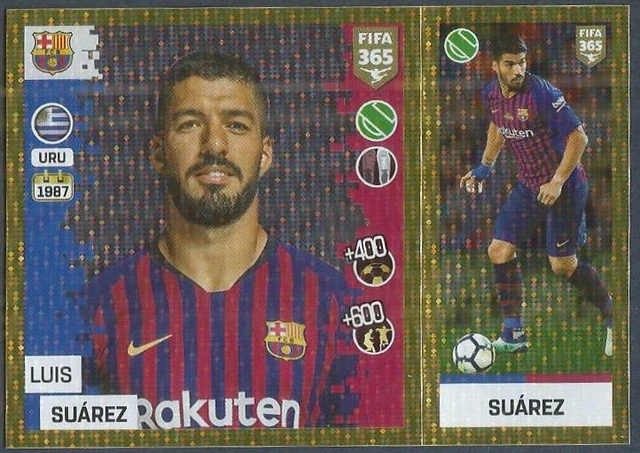 PANINI-2019 FIFA 365- #073-A-B-Fc Barcelona-Luis Suarez-Gold Foil EUR 1 ...
