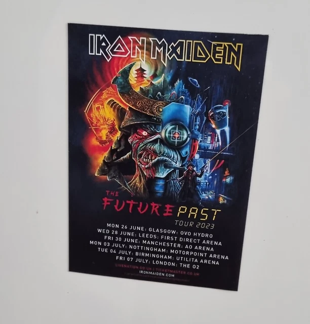 IRON MAIDEN FRIDGE Magnet 2023 The Future Past Tour Glasgow Scotland V2 EUR 5,54 - PicClick IT
