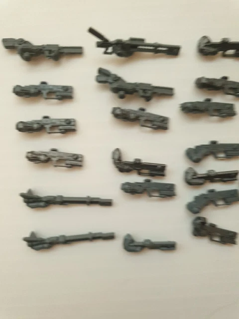 WARHAMMER 40K TAU Infantry Weapons Ion Rifle/Pulse Carbine/Rail rifle ...