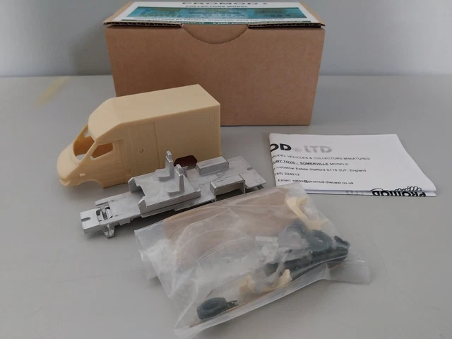PROMOD MERCEDES SPRINTER Johnsons Armoured Security Van 1:43 scale kit ...