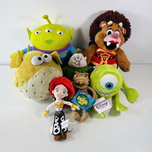 DISNEY PIXAR PLUSH Bundle- Toy Story, Monsters Inc, Bugs Life, Nemo ...