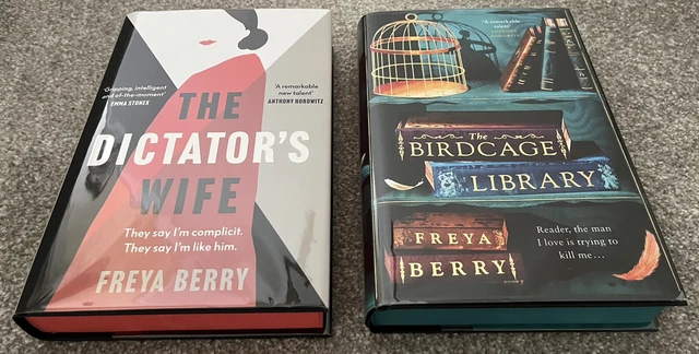 FREYA BERRY - The Dictator’s Wife & The Birdcage Library - Signed ...
