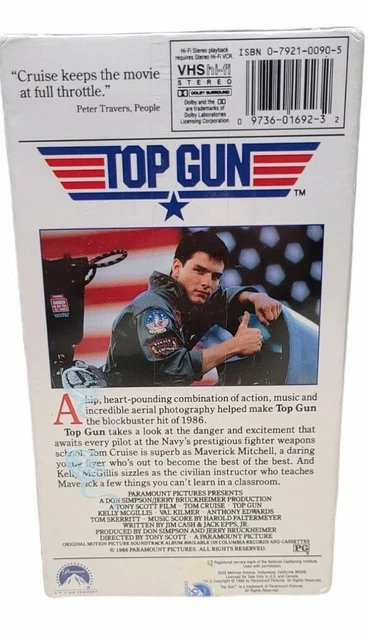 NEW! TOP GUN Vhs Movie Factory Sealed £79.20 - PicClick UK