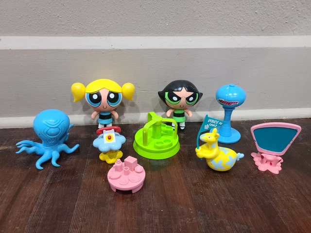 POWERPUFF GIRLS POKEY Oakes Playset Accessories and Buttercup Bubbles ...