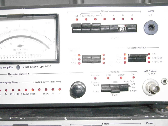 BRUEL & KJAER Type 2636 Measuring Amplifier (x 2) £705.00 - PicClick UK