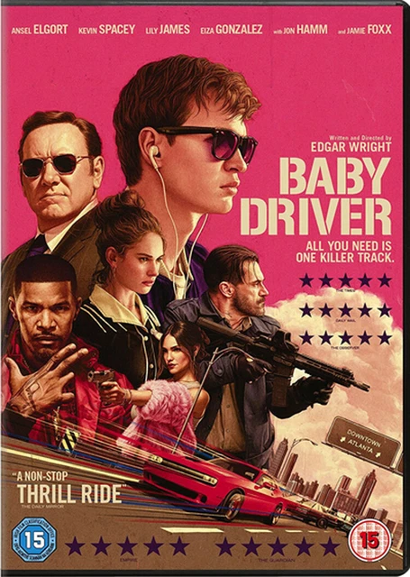 BABY DRIVER (BLU-RAY) Jeff Chase Lily James Sky Ferreira Ansel Elgort ...