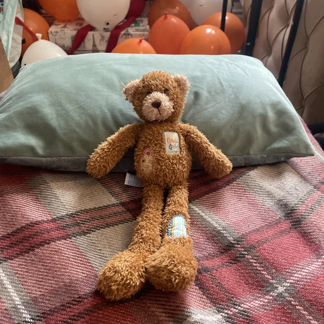 AURORA GANGLY GANG Bear Teddy With Scarf - Long-legged Soft Toy 40cm ...