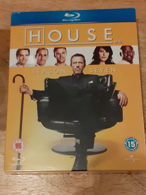 HOUSE MD - SEASON 7 - BLU-RAY - REGION B UK hugh laurie medical drama ...