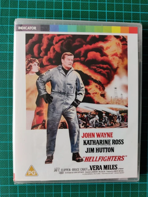 HELLFIGHTERS (1968) JOHN Wayne Indicator Limited Edition Blu-ray NEW ...