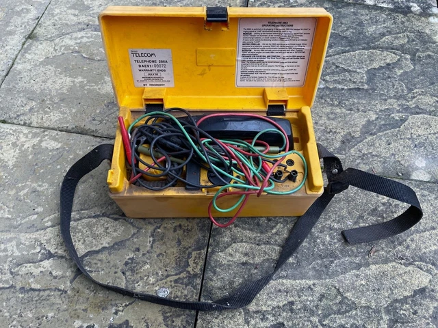VINTAGE 1980S BT British Telecom 286A Engineers Test Telephone UNTESTED ...