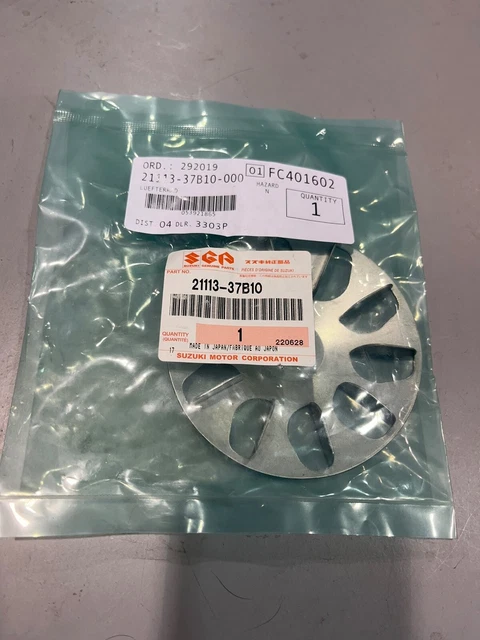 NEW GENUINE SUZUKI Ay50 Tr50S Engine Fan Fixed Drive 21113-37B10-000 £ ...