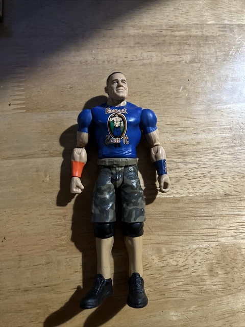 WWE JOHN CENA mattel basic wrestling action figure 2017 respect earn it shirt £4.50 - PicClick UK