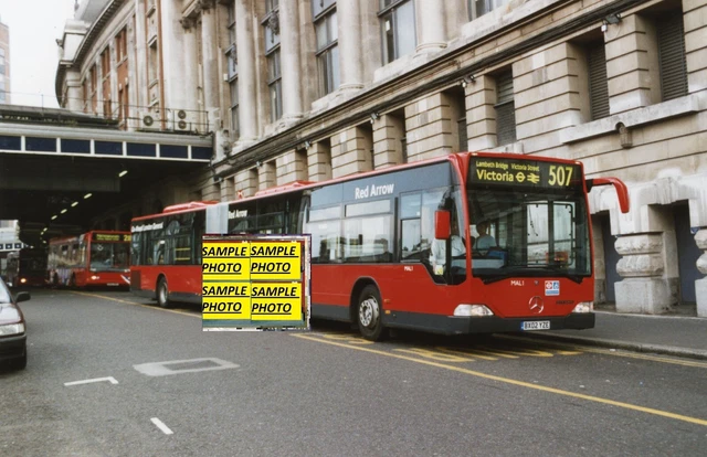 LONDON TRANSPORT COLOUR Bus Photograph-Bendybus MAL 1 Route 507 £1.00 ...