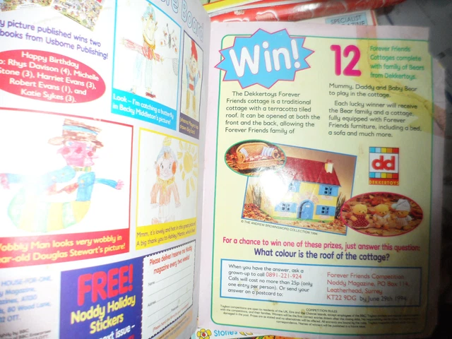 NODDY MAGAZINE VINTAGE Collectable Issue 44 Enid Blyton's £5.00 ...