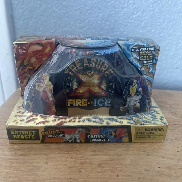 FIGURINE ARTICULÉE TREASURE X Fire Vs Ice Extinct Beasts - 41590 EUR 17 ...
