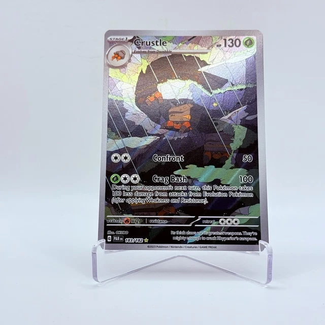 POKÉMON TCG CRUSTLE Paradox Rift 183/182 Holo Illustration Rare NM+FREE ...