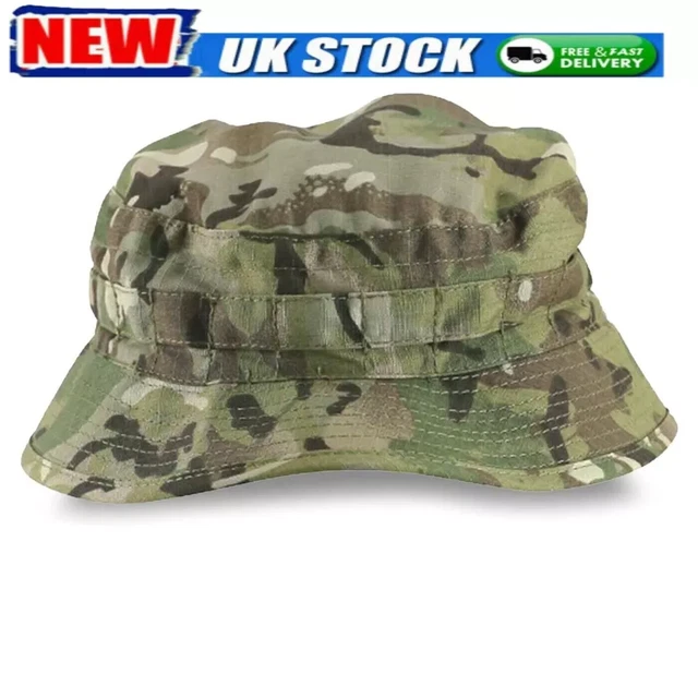 BRITISH SPECIAL FORCES Short Brim Bush Hat Army Military Bucket Boonie BTP Camo £6.82 - PicClick UK