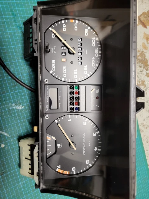 VW MK2 MFA Jetta Golf GTI 16v GLI Carat Instrument Cluster Gauge Tach ...