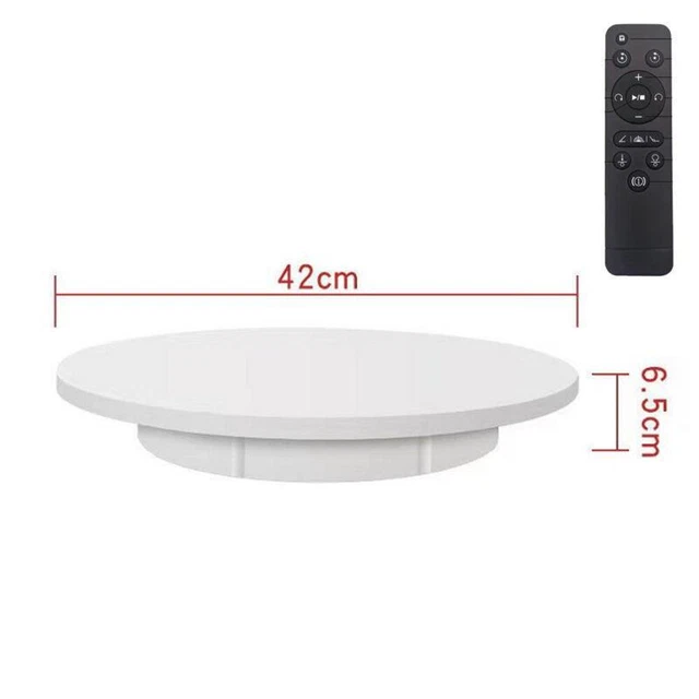 42CM 220V-240V DC Electric Turntable Photography Rotating Display Stand ...