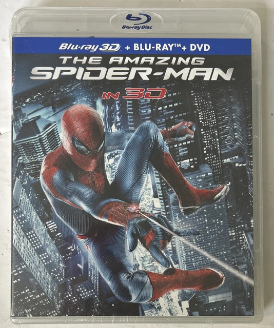 THE AMAZING SPIDER-MAN 3D (Blu-ray 3D/Blu-ray/DVD/Digital) New FREE ...