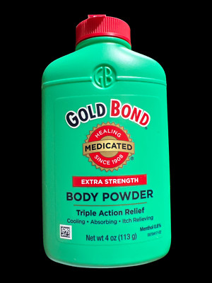 GOLD BOND EXTRA Strength Medicated Body Powder WITH TALC Original ...