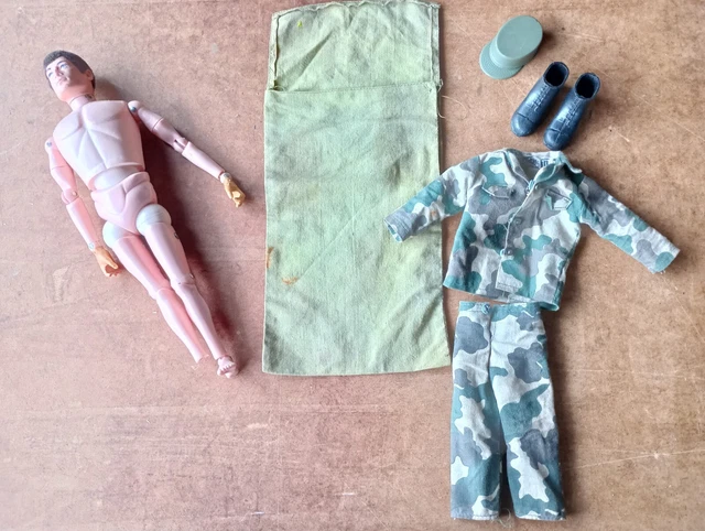 VINTAGE ACTION MAN Original Palitoy Action Figure 1964, & Uniform ...