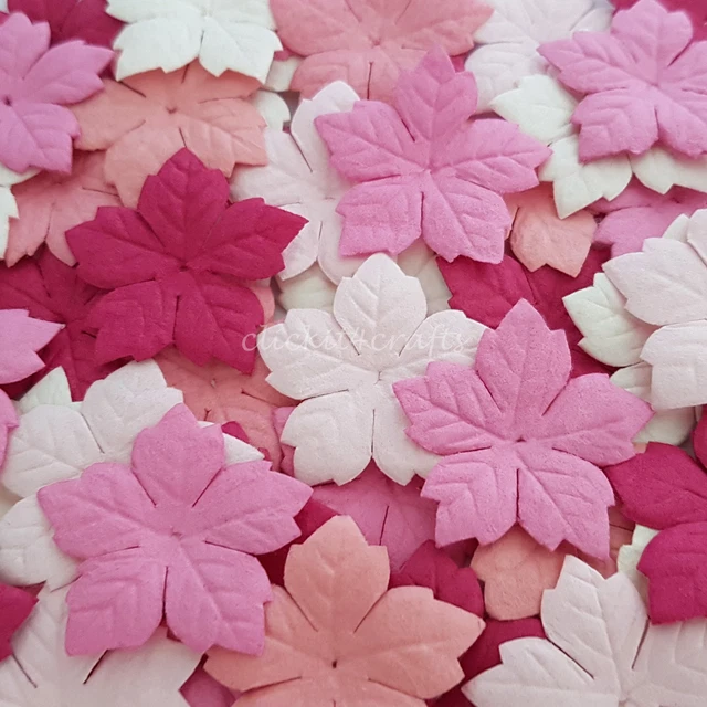500 PAPER FLOWER Petals Scrapbook Cardmaking Birthday craft supply P40 ...