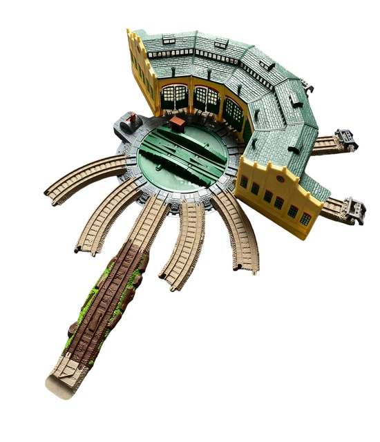 THOMAS THE TANK Engine Trackmaster Tidmouth Engine Sheds x 5 Turntable ...