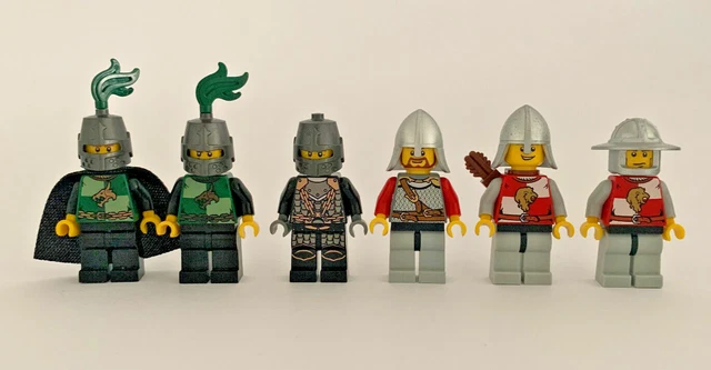 LEGO CASTLE KINGDOMS Lion Knight & Dragon Knight Pack 2 - Rare 7952 ...