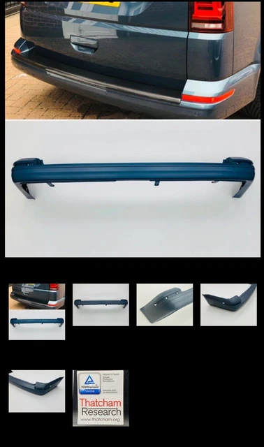 VW T6 TRANSPORTER Rear Bumper And Reflectors 2016 On - Tailgate Only. £ ...