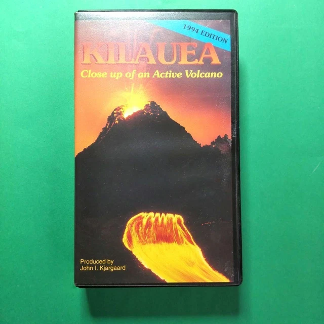 KILAUEA ACTIVE VOLCANO VHS 1994 Hawaiian Lava Flow Documentary Used £39 ...